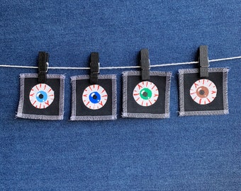 Eyeball Patches Horror Patches Gothic Witchy Eye Patch - Etsy