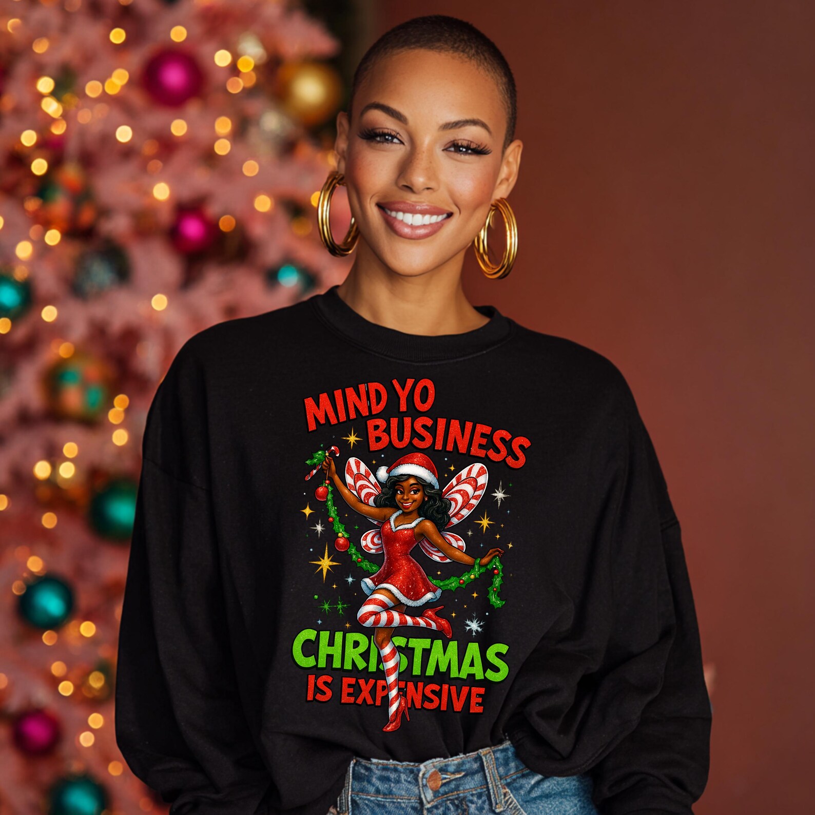 Mind Yo Business, Christmas is Expensive PNG Bundle | Holiday Humor ...