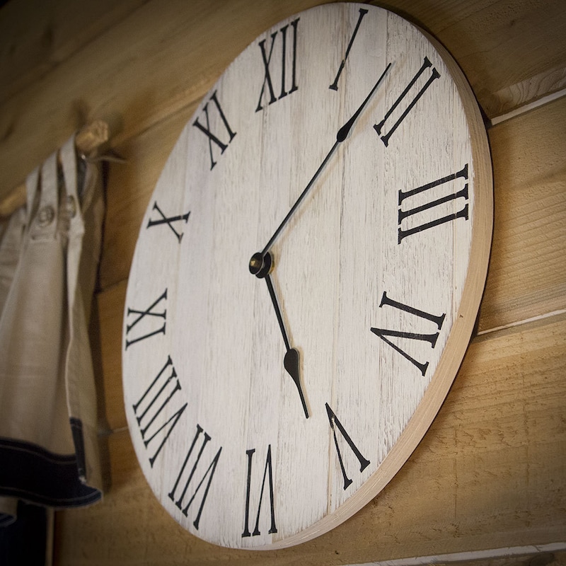 Farmhouse Wall Clock - Etsy
