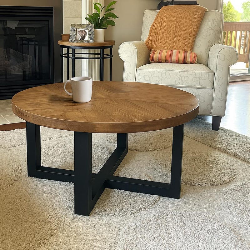 Coffee Table 30 in Round - Etsy