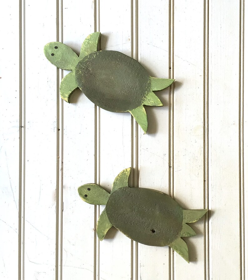 Sea Turtle Decor 9 Baby Sea Turtle Wall Hanging made | Etsy