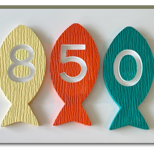 Lake House Numbers - Etsy