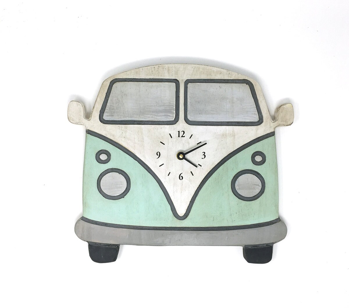 VW Bus Clock Volkswagen Van Rustic Home Decor Beach Decor Surf | Etsy