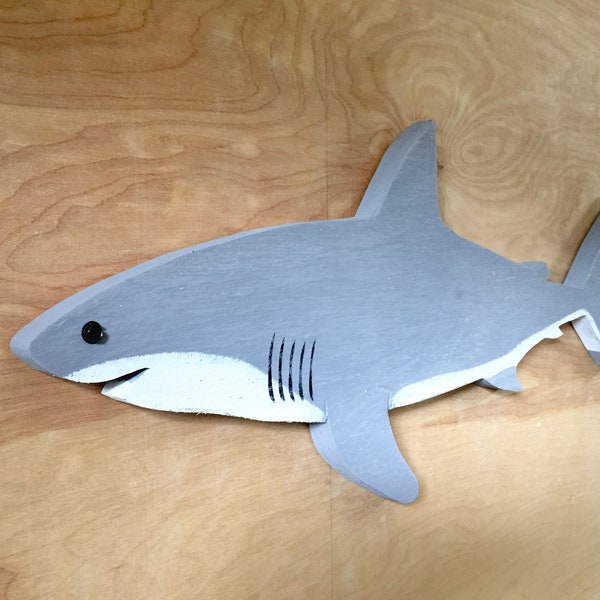 Wooden Shark - Etsy
