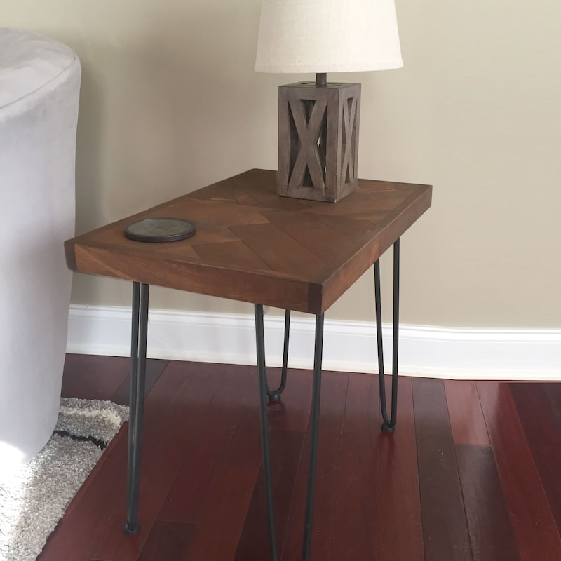 Rustic End Table - Etsy