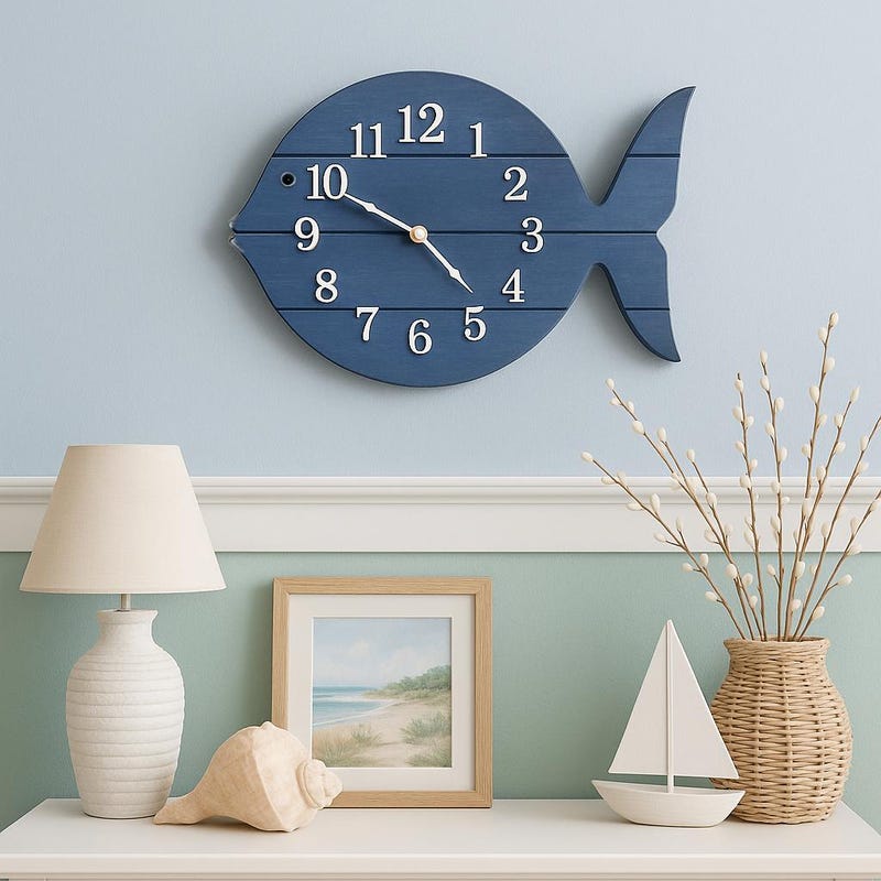 Fish Clock - Etsy