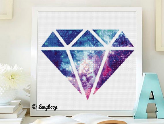 Diamond Cross Stitch Patterncross Stitch Pattern Modern. | Etsy