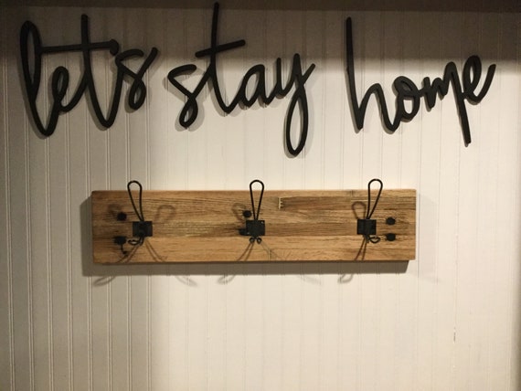 Reclaimed Trailer Wood Coat Rack - Etsy