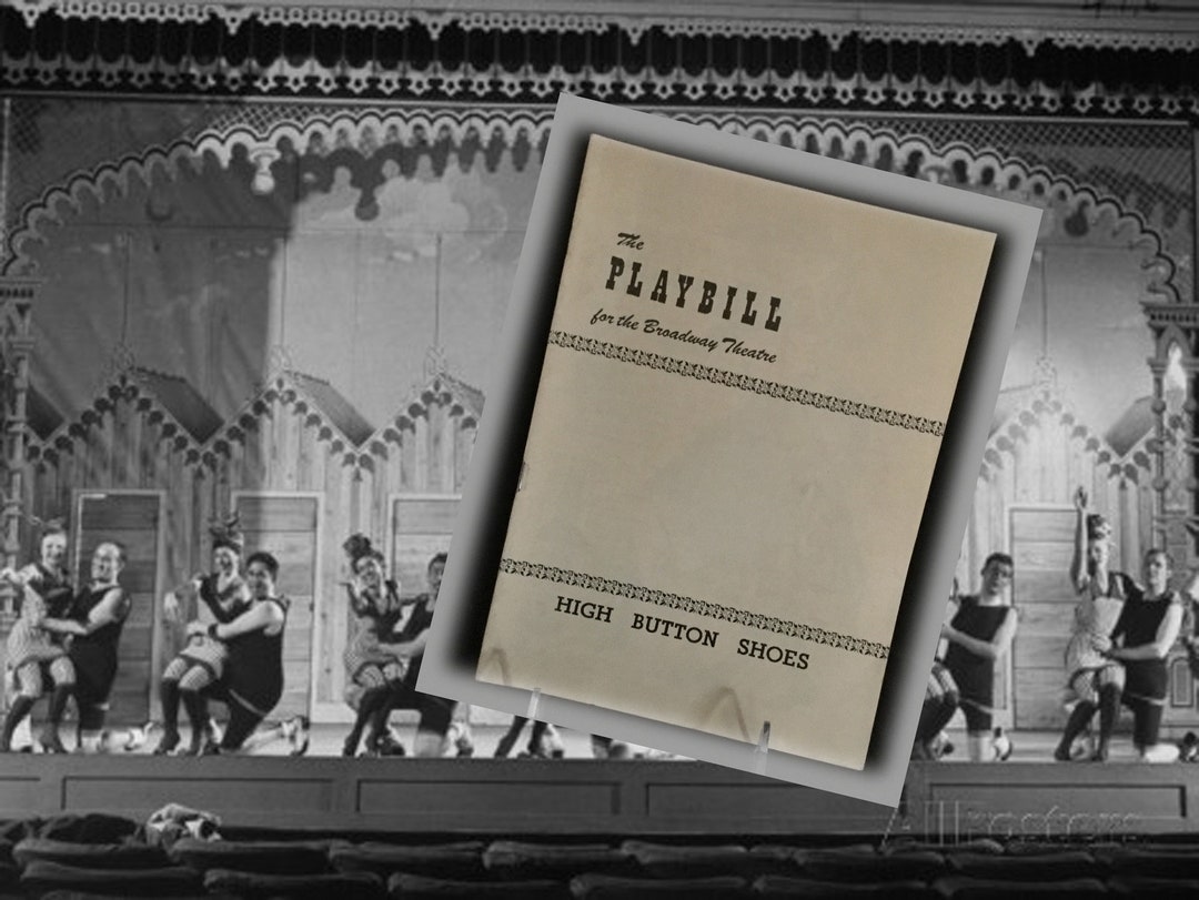 The Playbill for "high Button Shoes", Starring Carol Stone & Jack ...