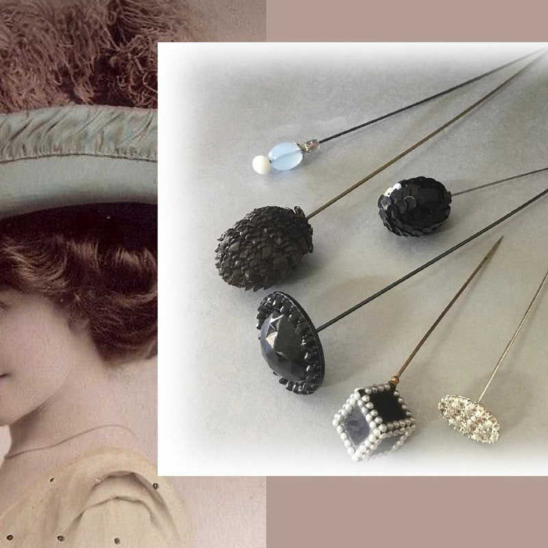 Antique Hat Pins - Etsy