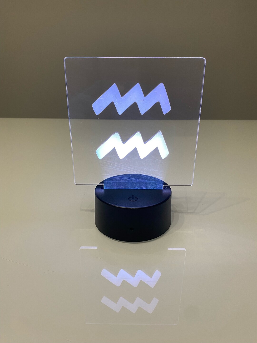 Lamp Light Set LED Lamp Aquarius LED Lamp Zodiac Night Light Gift - Etsy