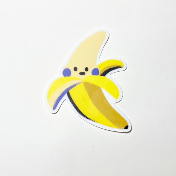 Banana Sticker - Etsy