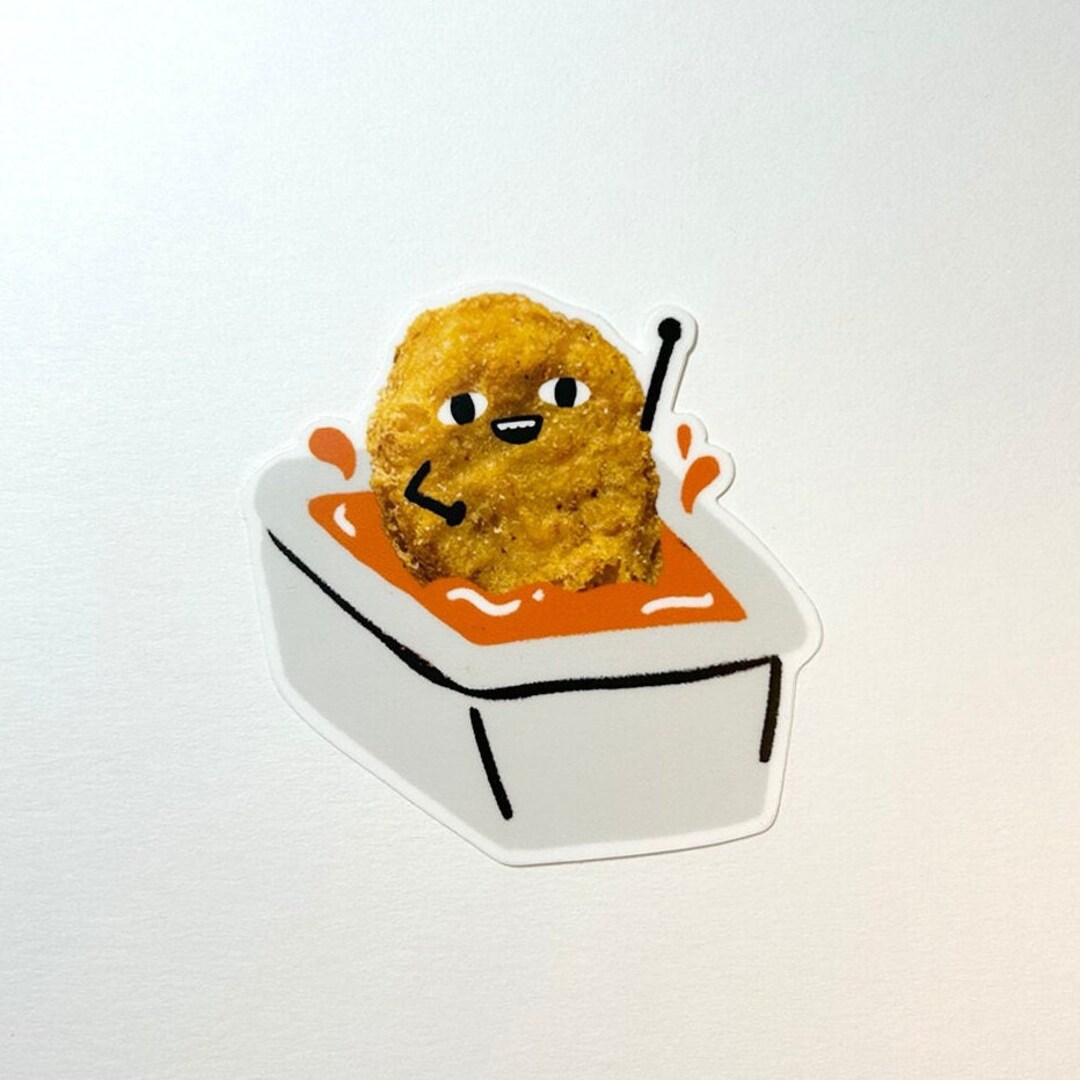 Chicken Nugget - Sticker - Etsy