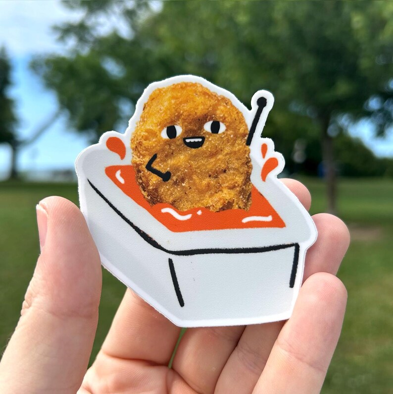 Chicken Nugget - Sticker - Etsy