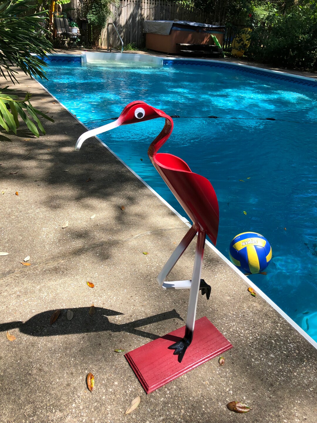 Cool Calvin Yard Bird With Foot Spikes - Etsy