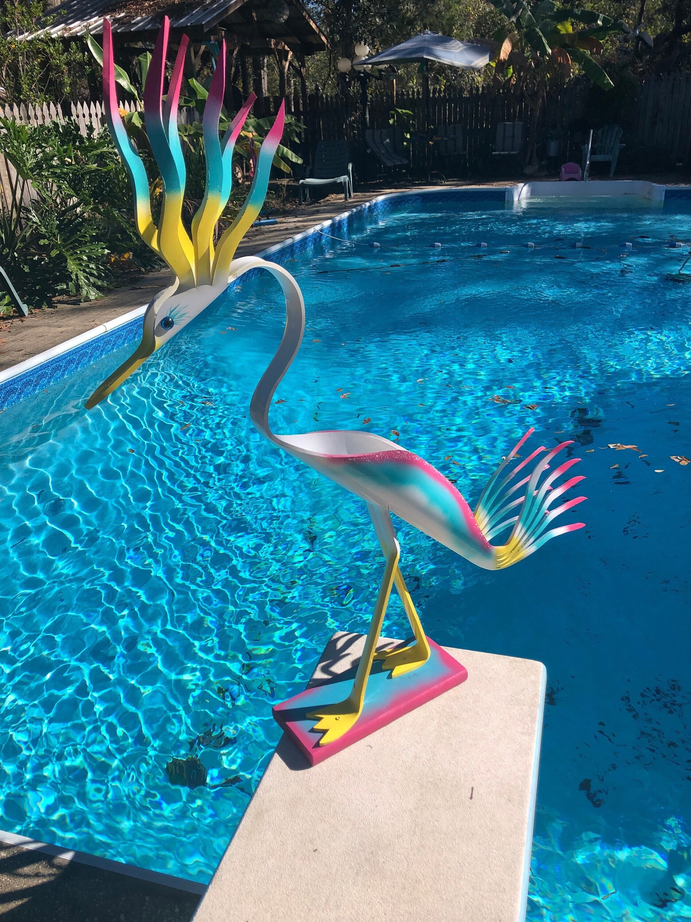 Beach Foo Foo Bird PVC Pipe Bird Yard Art Sculpture - Etsy