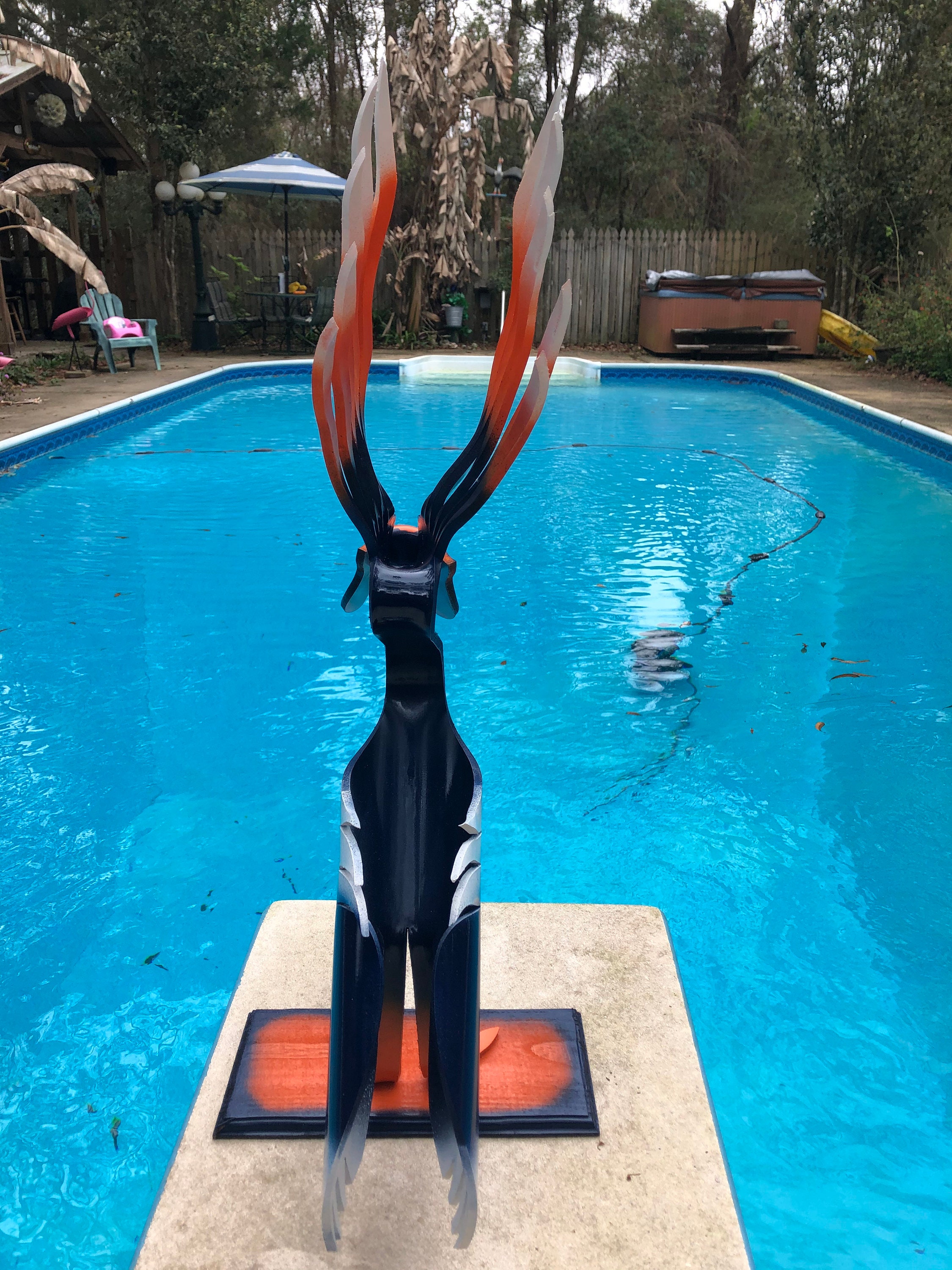 Aubrey the PVC Pelican With Acrylic Eyes and Stand Yard Art - Etsy