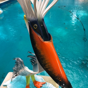 Hairy the Pelican PVC Bird Sculpture Yard Art - Etsy