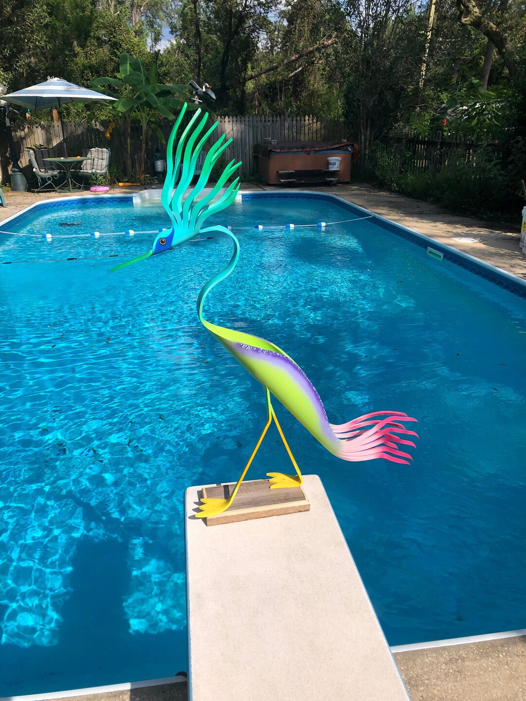 A Touch of Purple Foo Foo Bird - Etsy