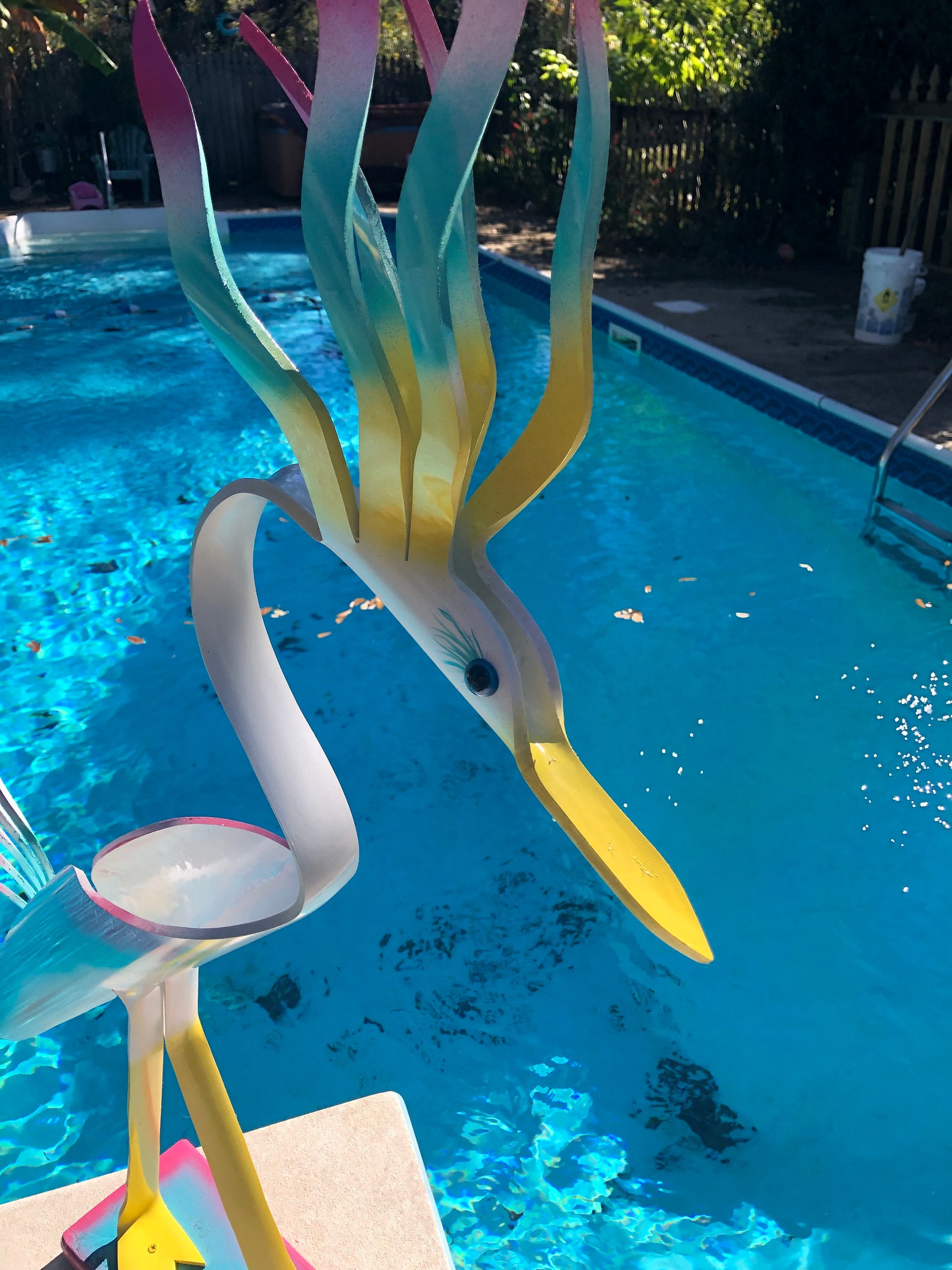 Beach Foo Foo Bird PVC Pipe Bird Yard Art Sculpture - Etsy