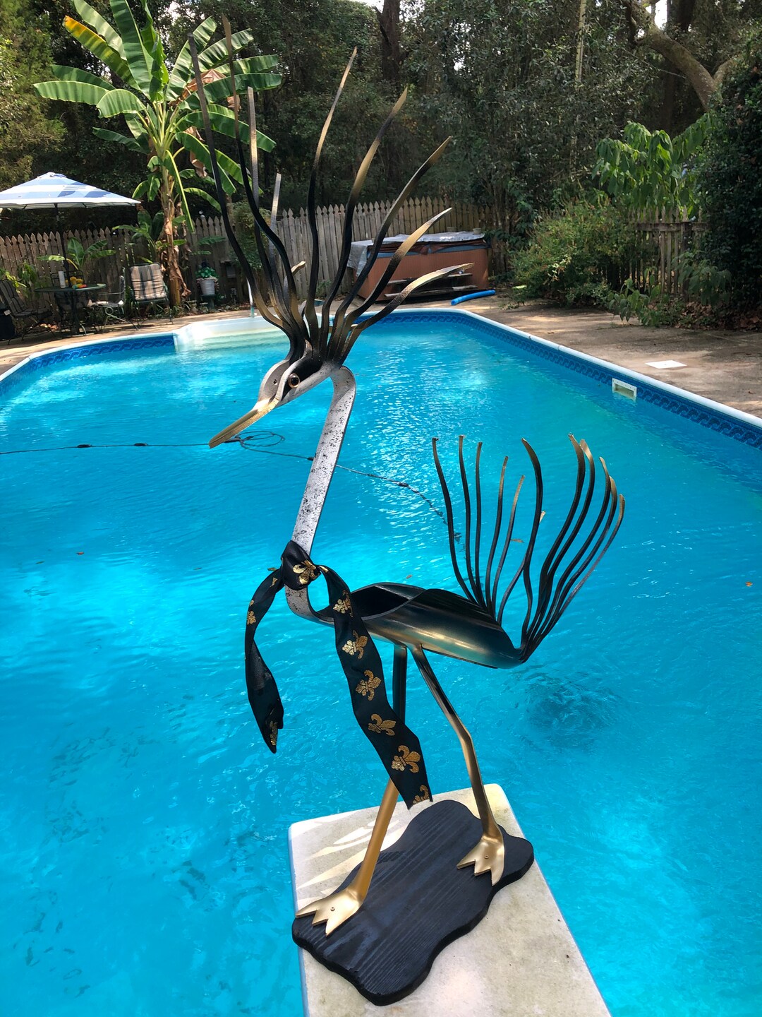 Who Dat Foo Foo Bird PVC Yard Art Sculpture - Etsy