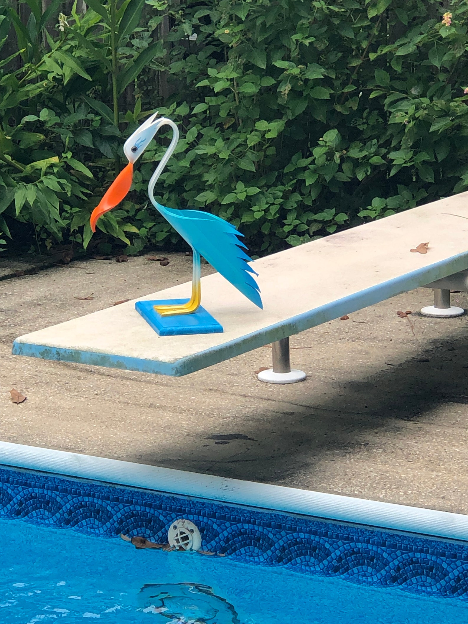 Piper the PVC Pelican With Wooden Stand - Etsy