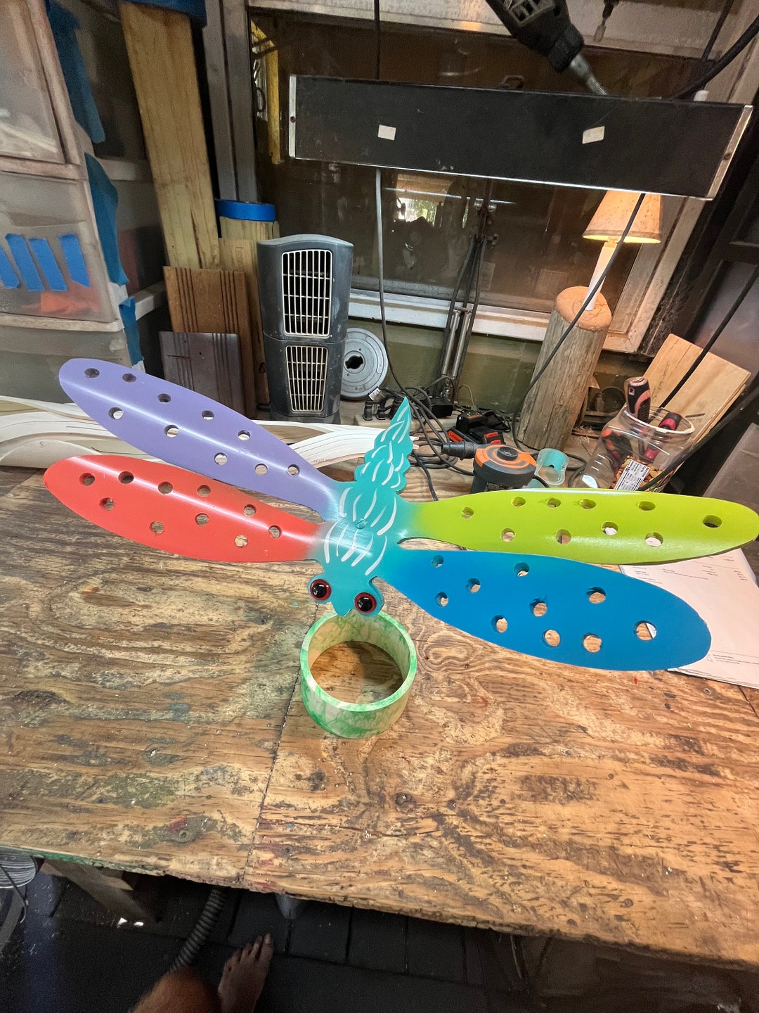 Little Dude the Dragonfly on Stand PVC Sculpture - Etsy