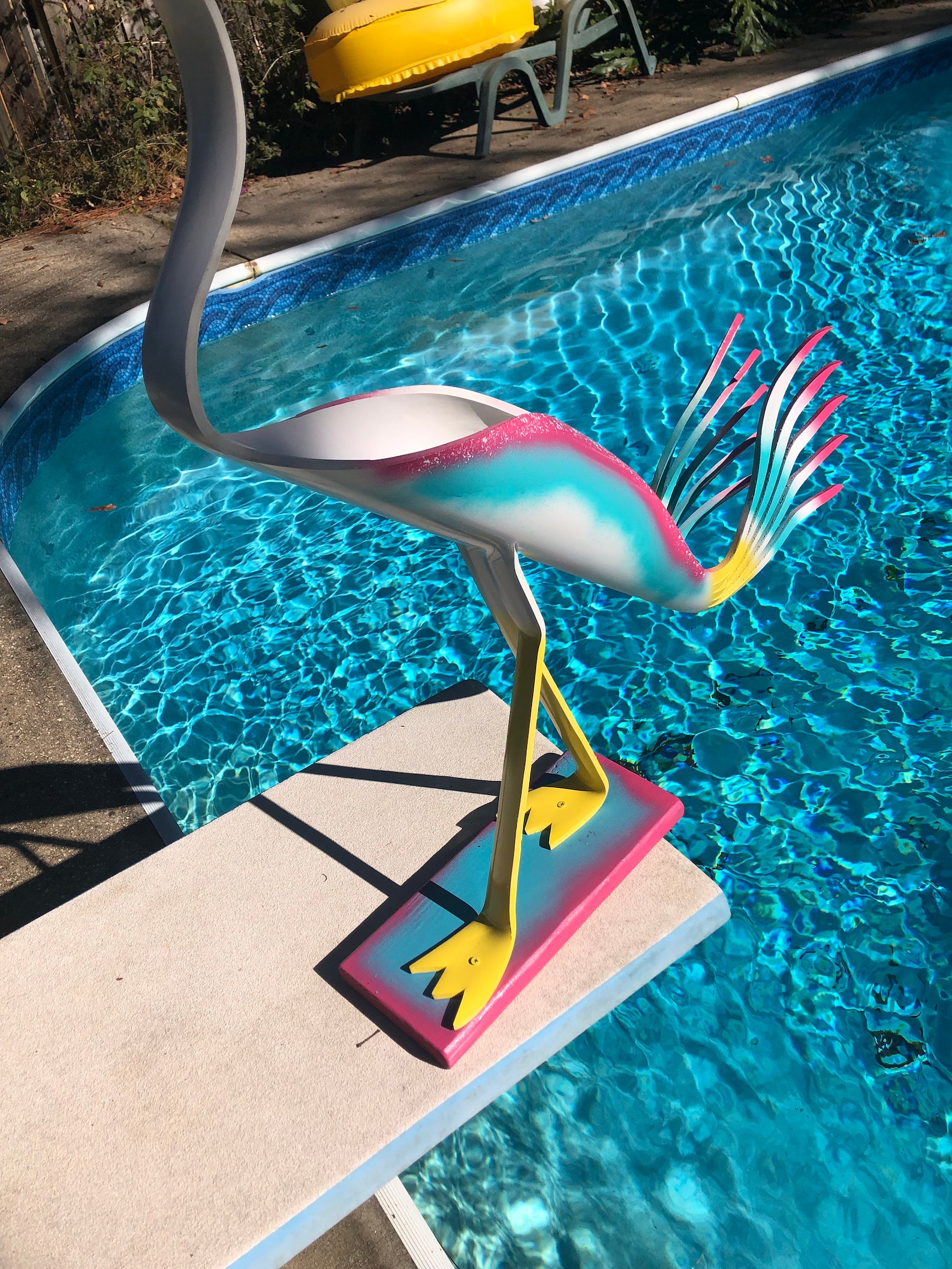 Beach Foo Foo Bird PVC Pipe Bird Yard Art Sculpture - Etsy