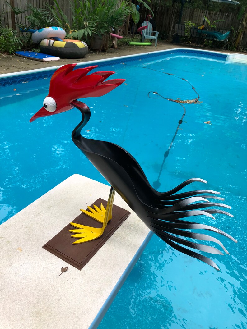 Kooky Woody PVC Woodpecker With Stand Yard Art Sculpture | Etsy