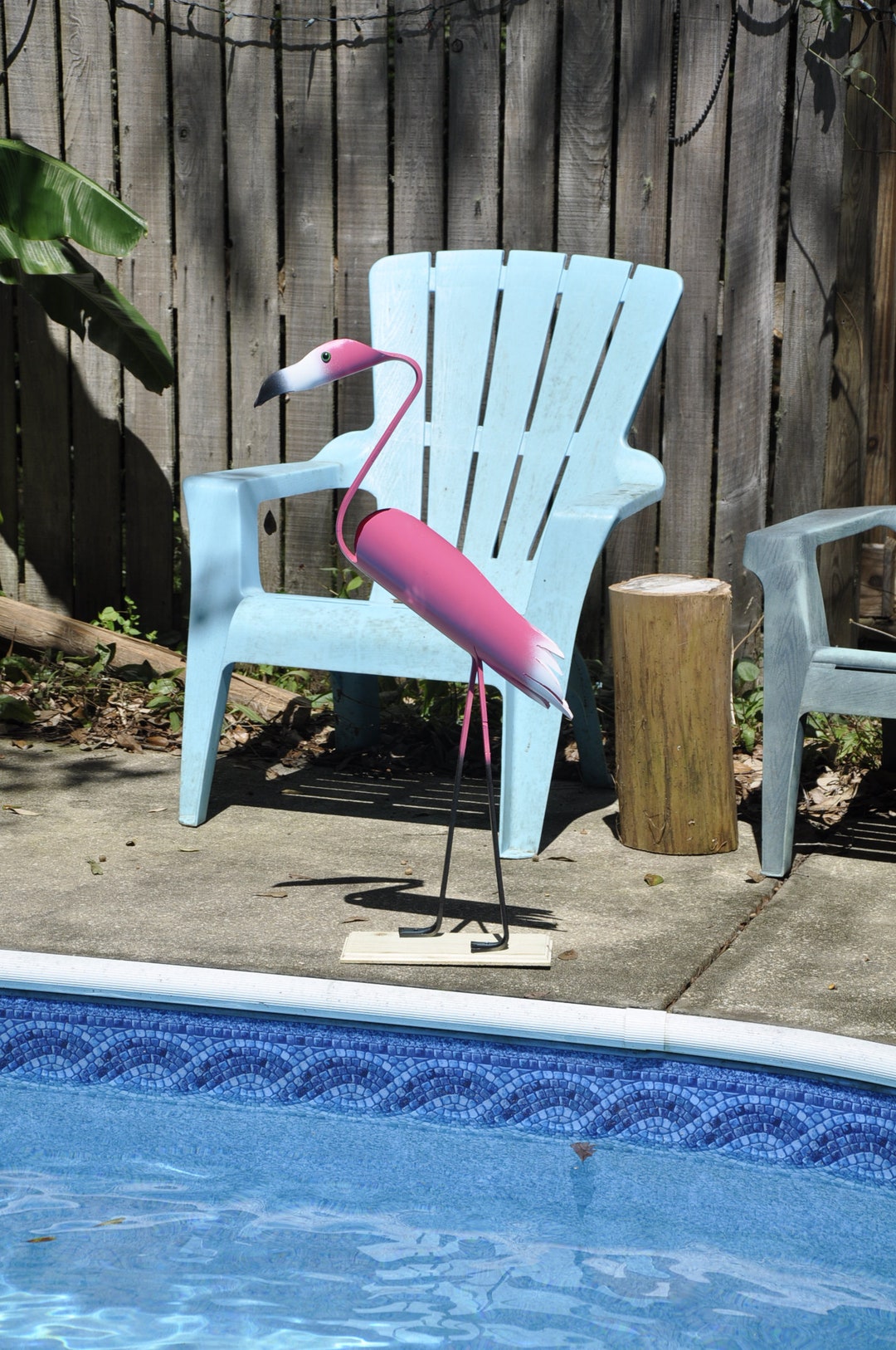 Fanny the Flamingo Yard Bird Yard Art With Stand - Etsy
