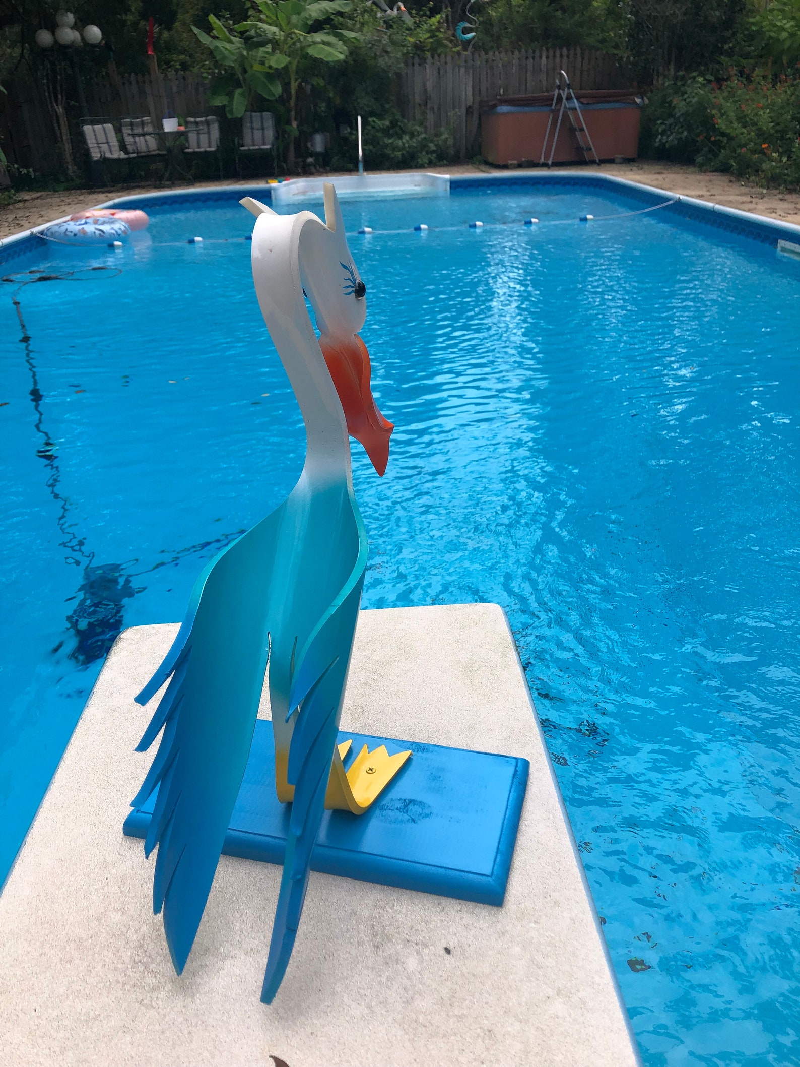 Piper the PVC Pelican With Wooden Stand - Etsy
