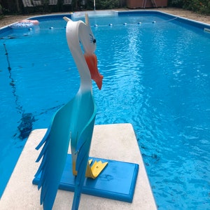 Piper the PVC Pelican With Wooden Stand - Etsy