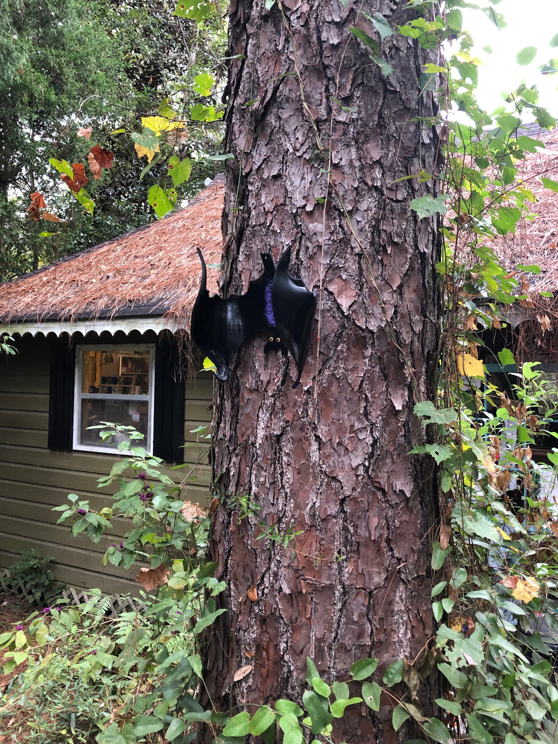 Little Batty PVC Hanging Yard Art Bat With Acrylic Eyes - Etsy