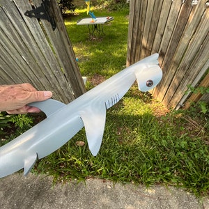 Sledge the Hammerhead Shark With Acrylic Eyes - Etsy