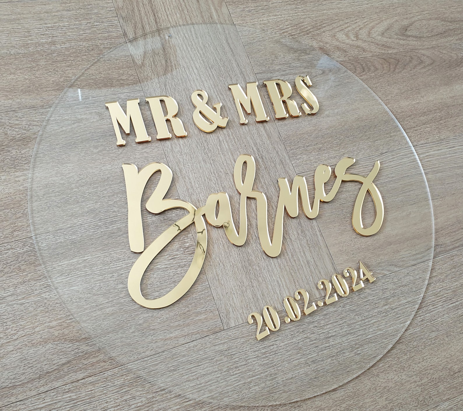 Round Wedding Welcome Sign Ceremony Welcome Sign Acrylic | Etsy