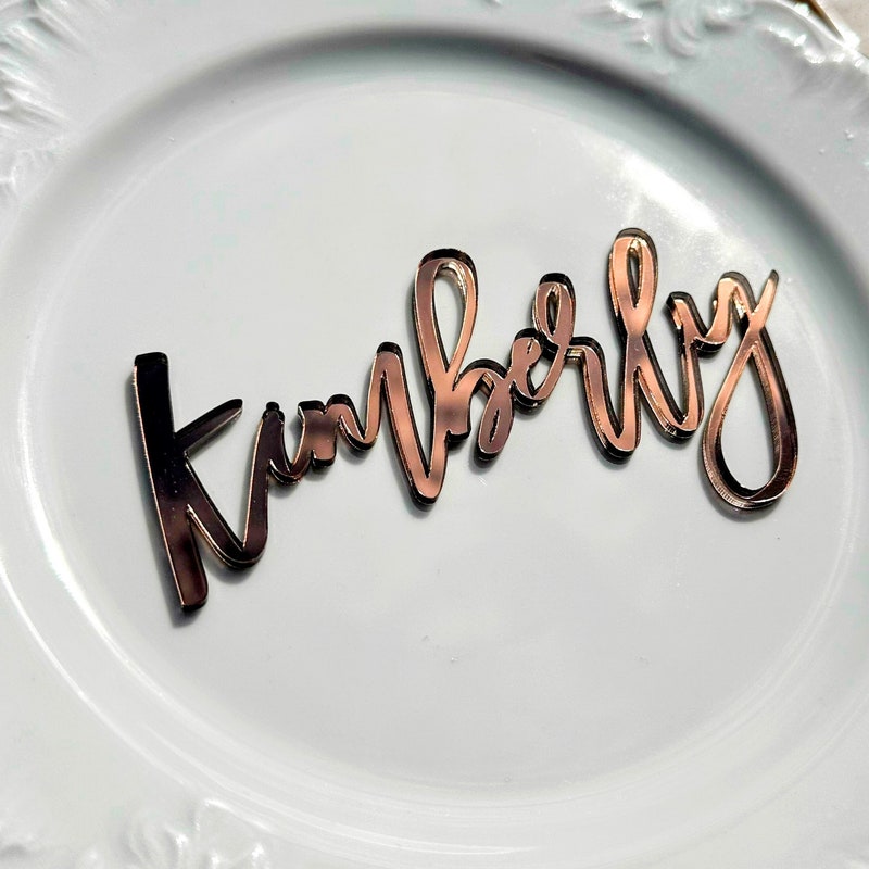 Rose Place Card Holders - Etsy