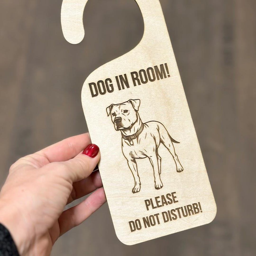 Do Not Disturb Sign for Dog or Any Custom Warning - Etsy