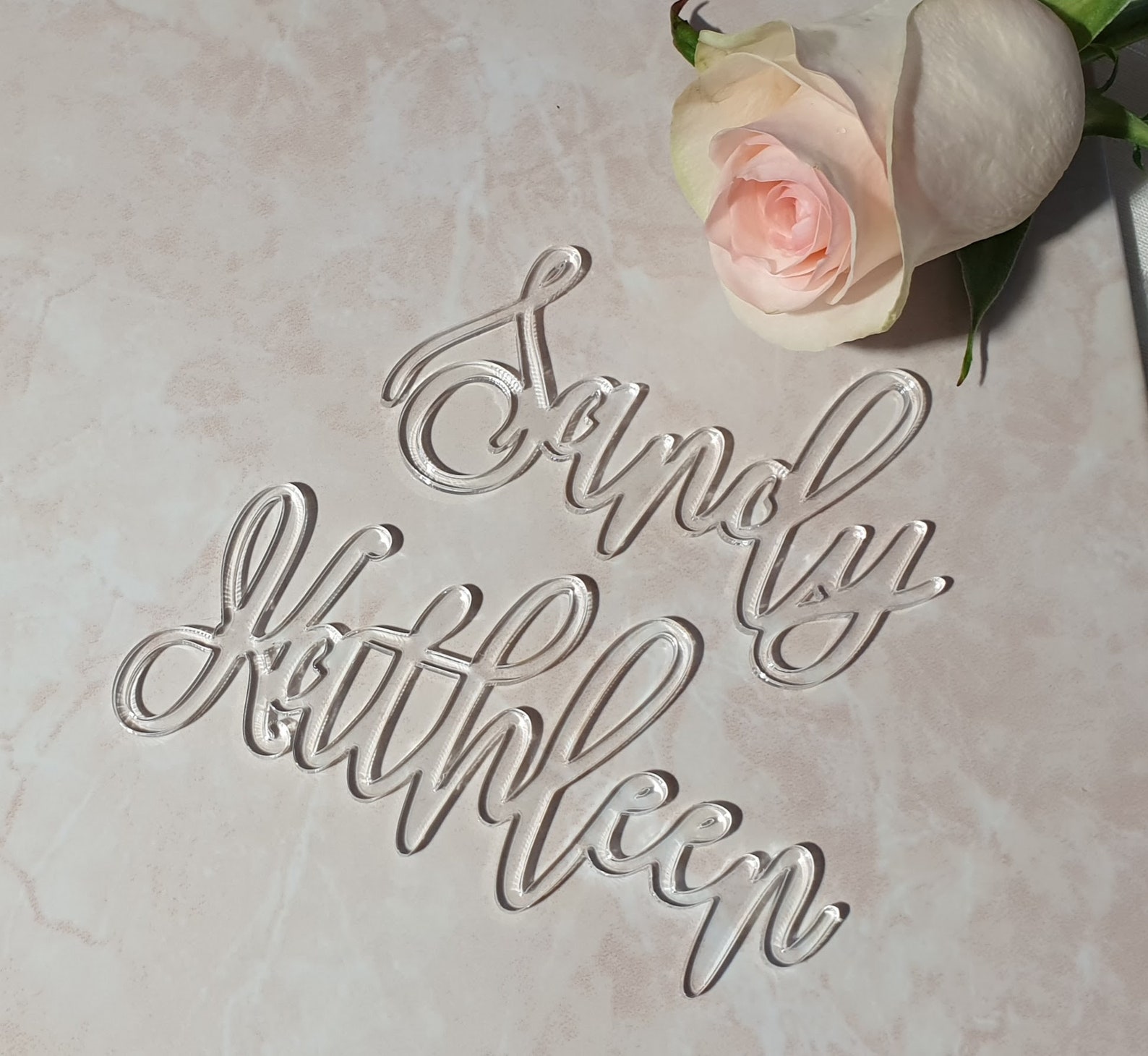 Clear Place Cards Acrylic Wedding Place Cards Acrylic Place - Etsy