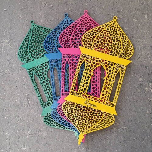 Arabic Pattern Coasters Wood Coasters Ramadan Decorations | Etsy