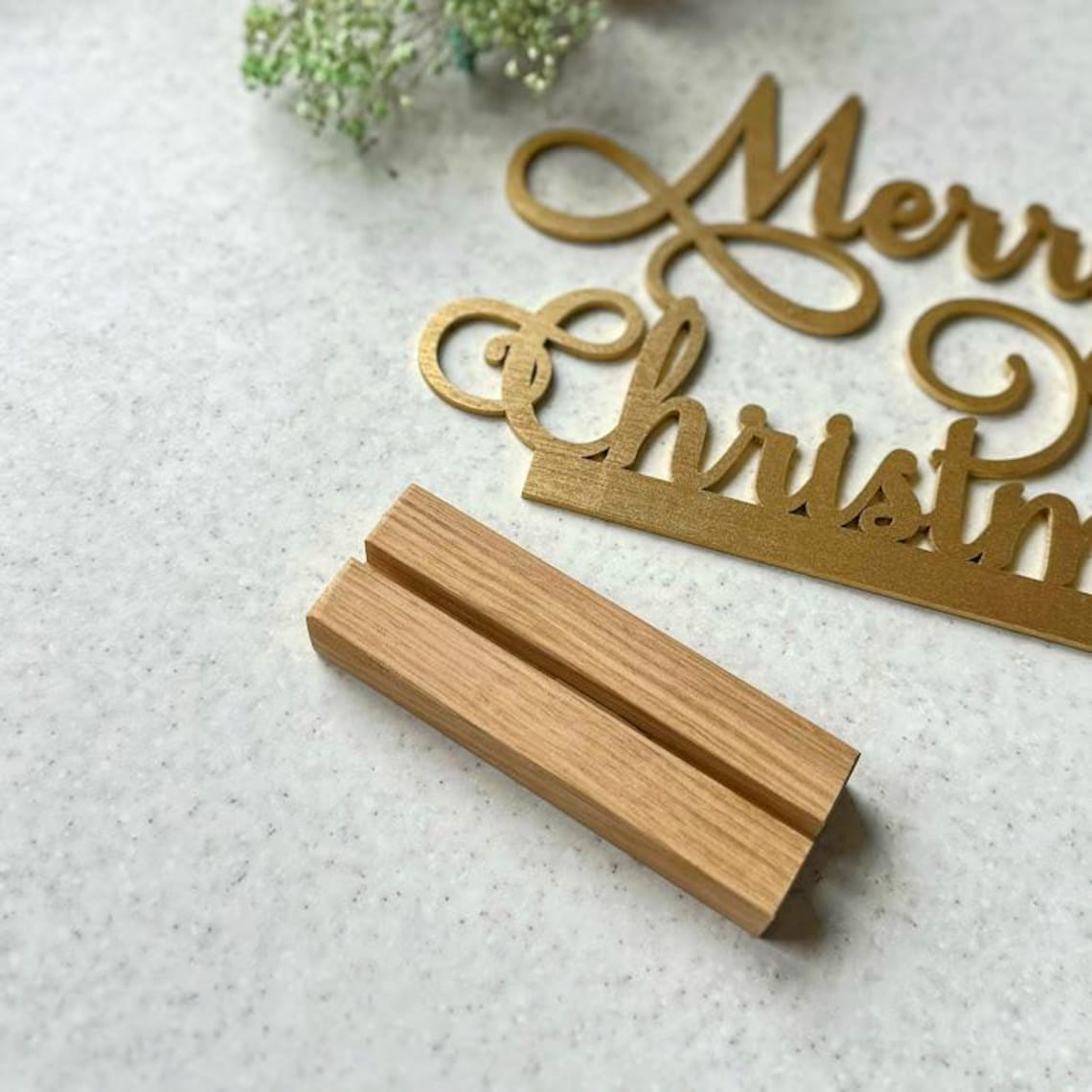 Wooden Bases Wedding Table Number Stands 3mm Acrylic Sign Stand Base to ...