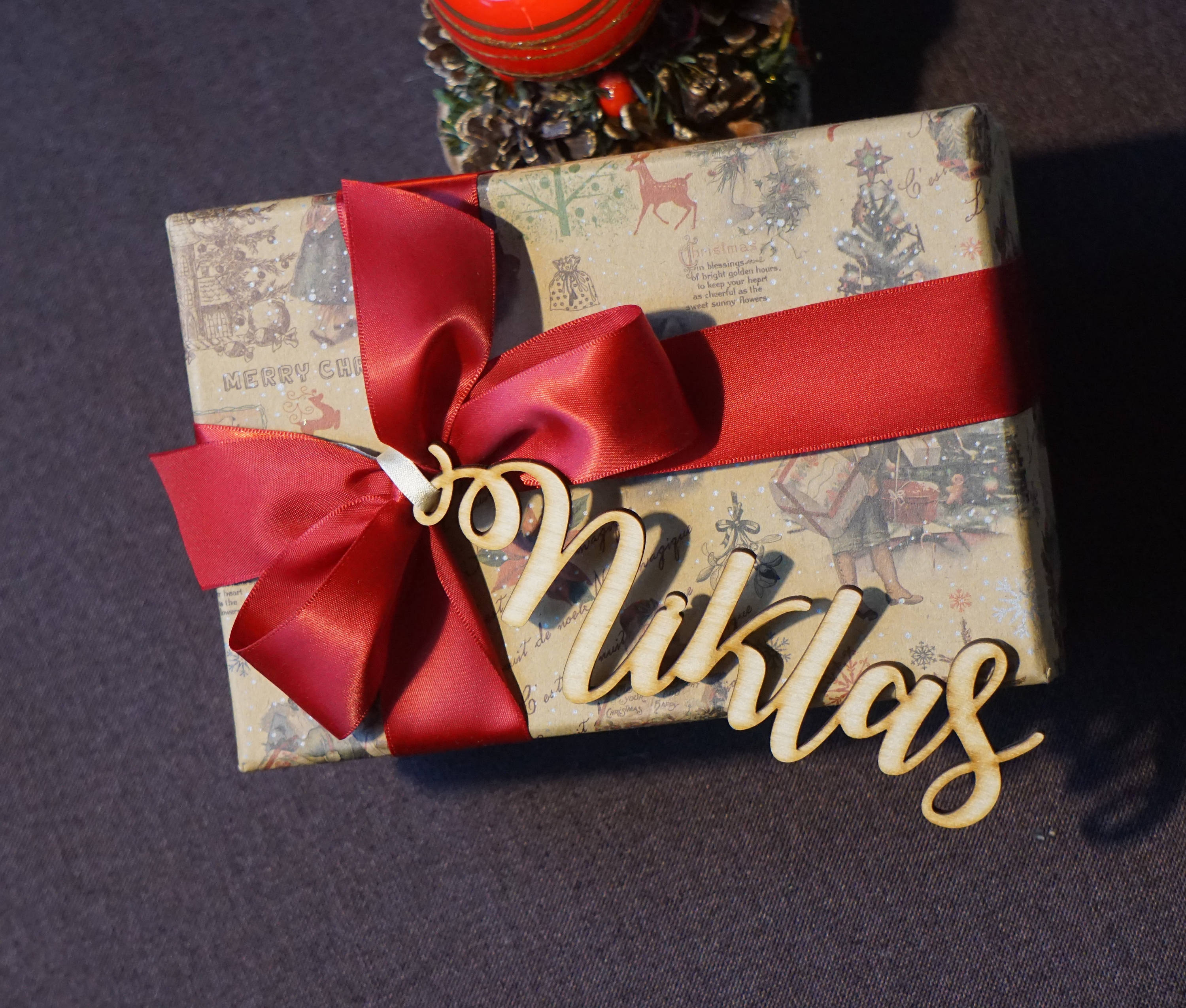 Gift Tags Personalized Custom Gift Tags Laser Cut Name CUSTOM | Etsy