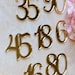 Craft Numbers Craft Lasercut Wood Numbers Wedding Numbers Wood Wedding ...