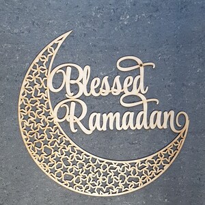 Ramadan Moon Ramadan Mubarak Sign Ramadan Kareem Blessed Ramadan Eid ...