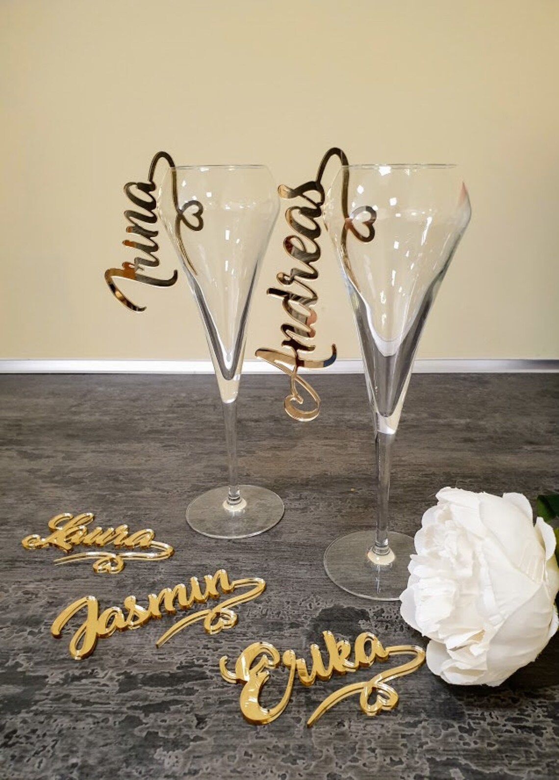 Birthday Place Cards Wedding Place Cards Laser Cut Names With | Etsy