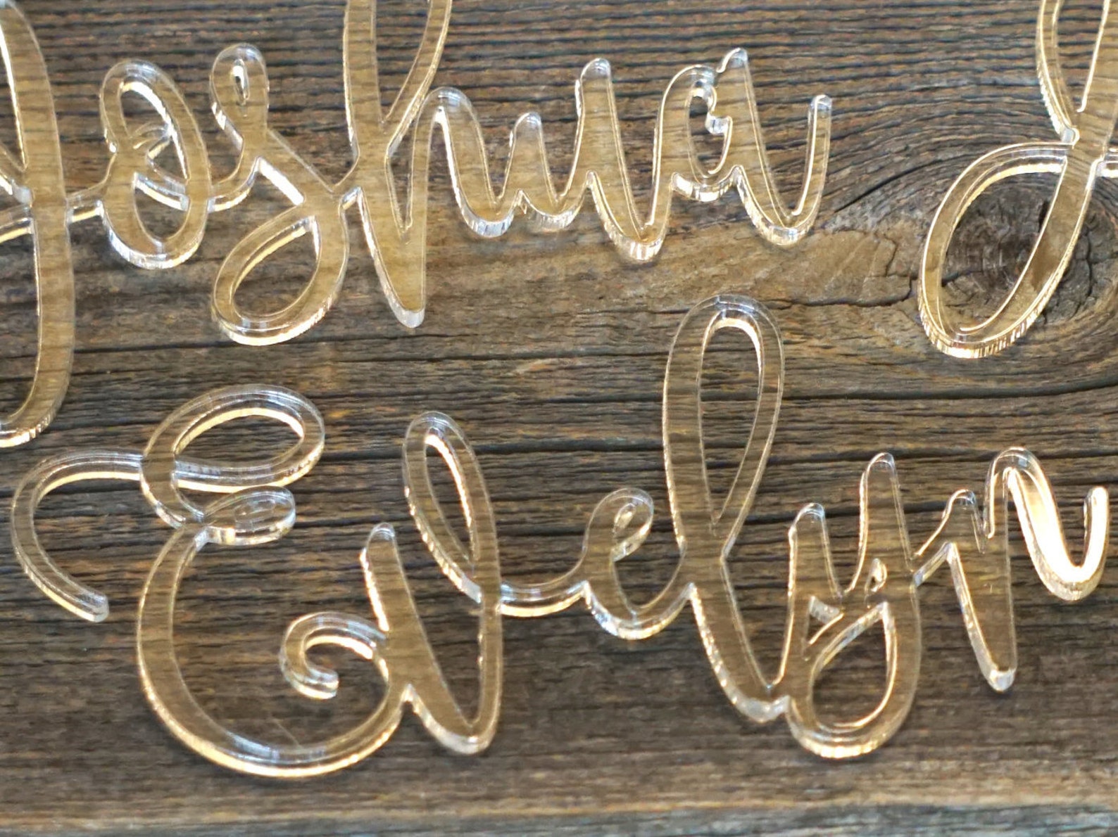 Clear Place Cards, Acrylic Wedding Place Cards, Transparent Place Cards ...