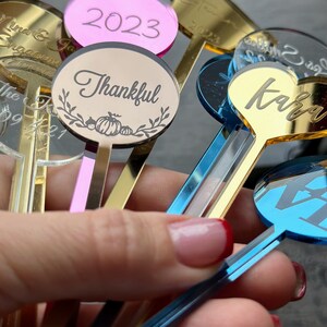 Custom Design Wedding Drink Stirrers Family Logo Drink Stirrers Custom ...