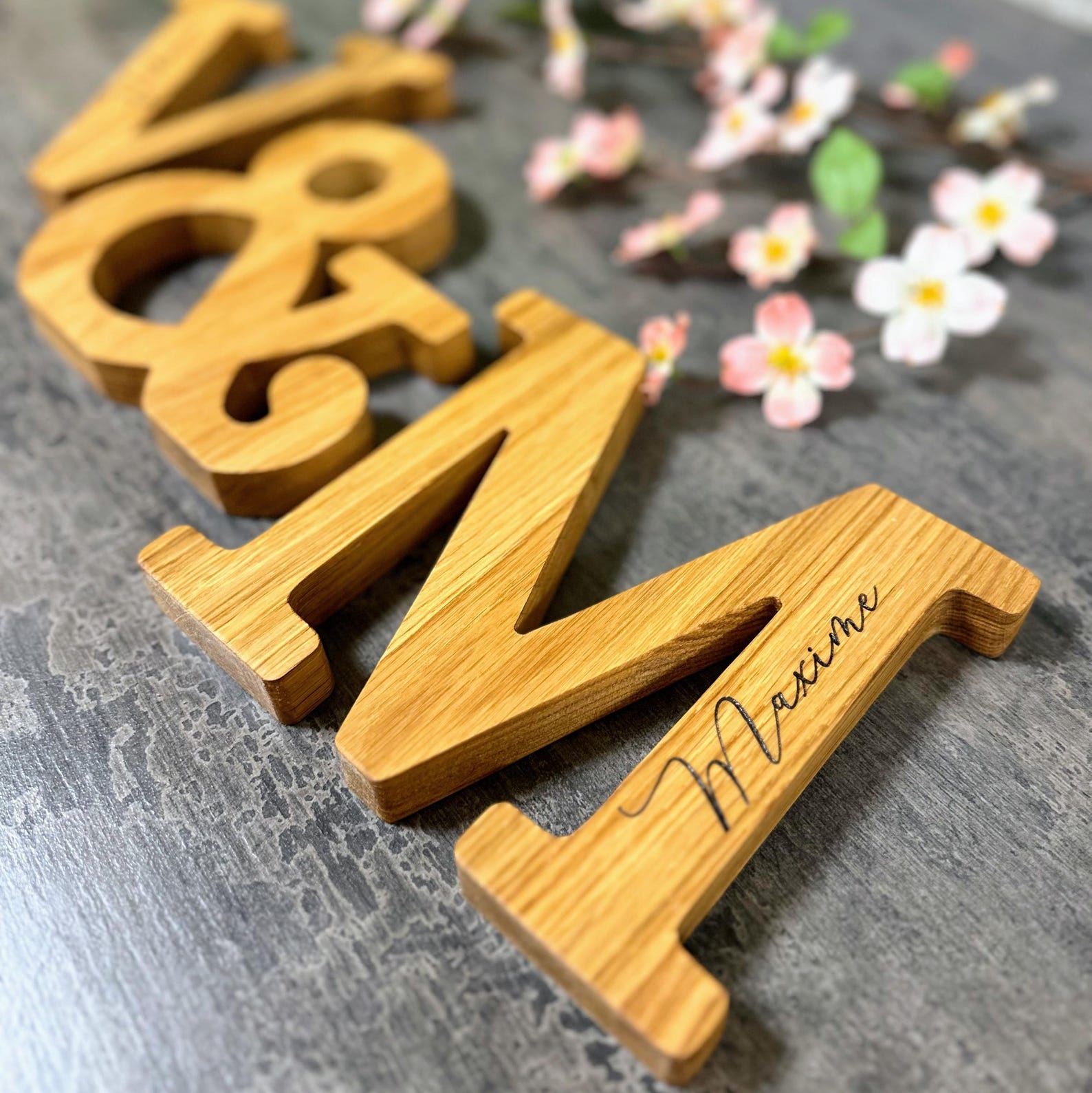 Freestanding Wedding Letter Freestanding Letters Wooden Wedding Letter ...