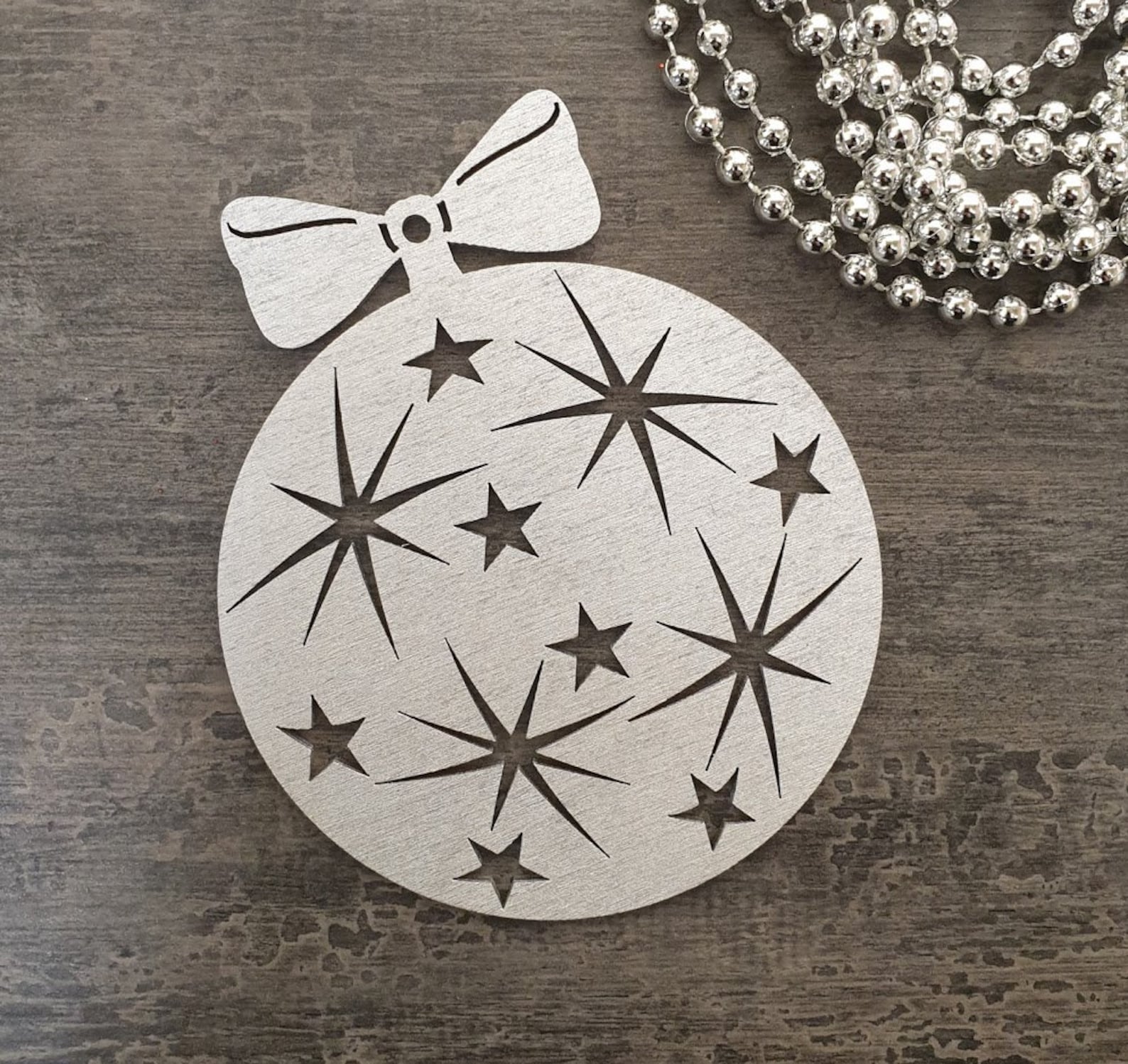 WOOD Christmas Baubles Christmas Tree Ornaments Christmas Tree - Etsy