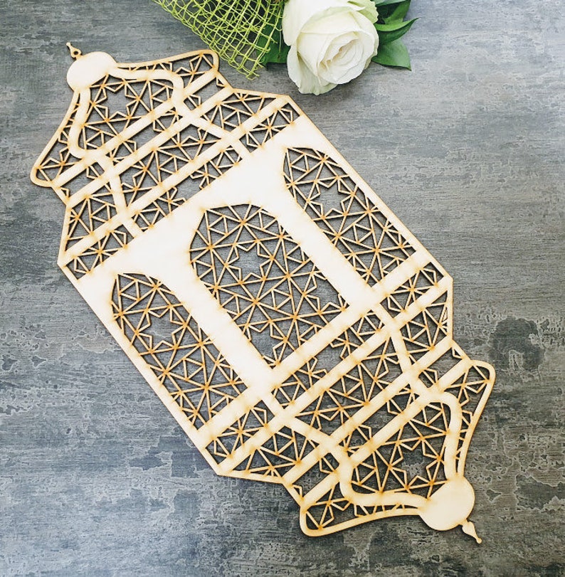 Set of 2 Islamic Style Lanterns - 40 Cm and 50 Cm High Ramadan Lanterns ...