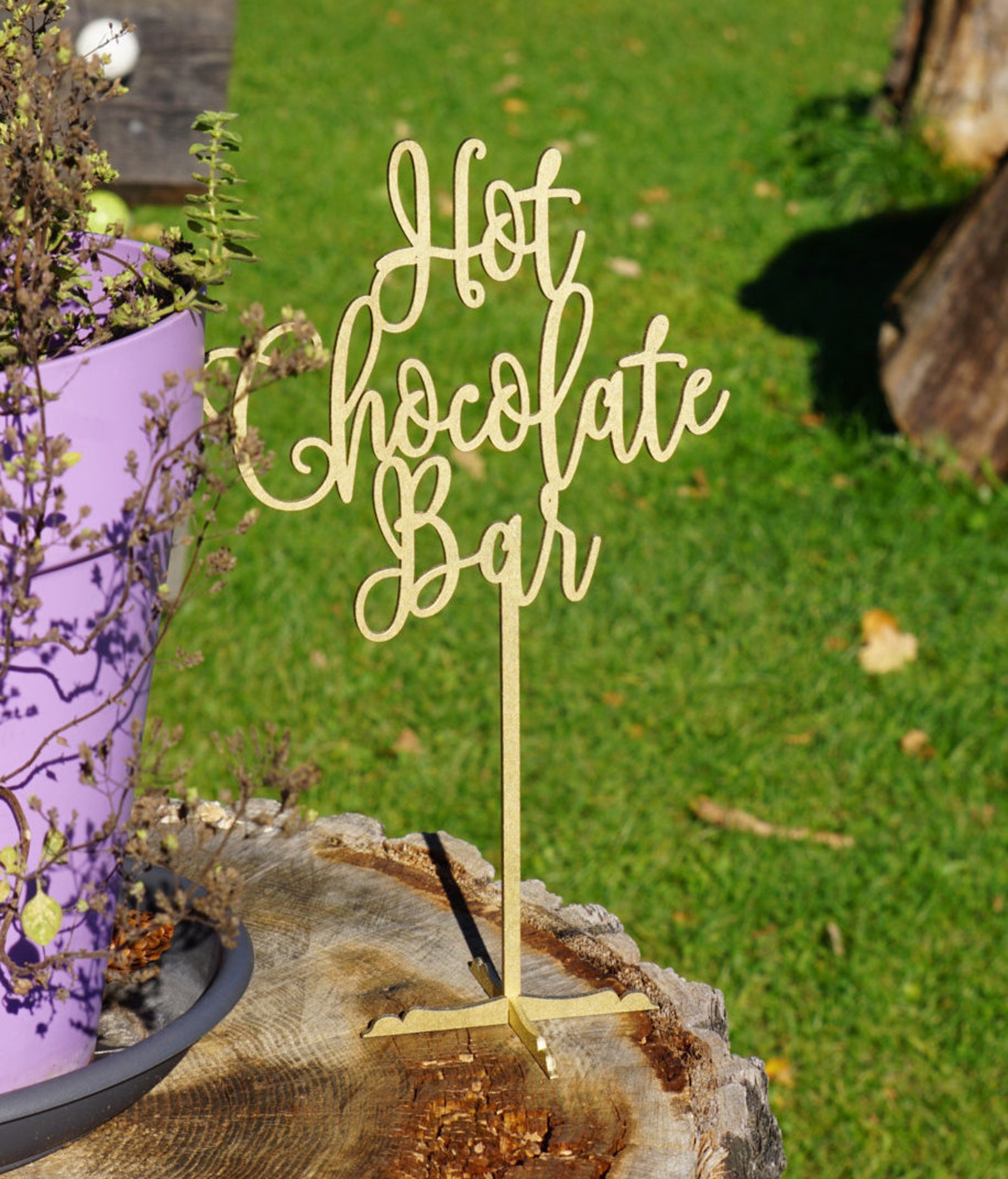 Laser Cut TABLE NAME Free Standing Wooden Table Names Personalised ...